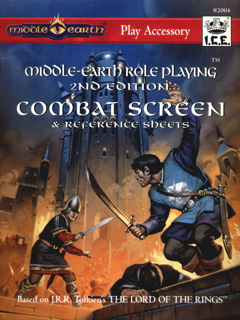 MERP Combat Screen 2nd Edition | PDF