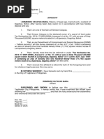 Affidavit of Adjoining Lot Owners | PDF | Affidavit | Comparative Law