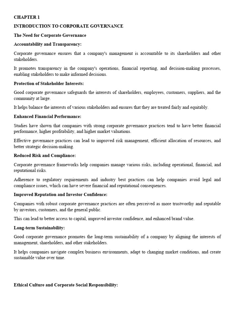 Ethics 2024 | PDF | Corporate Governance | Sarbanes–Oxley Act