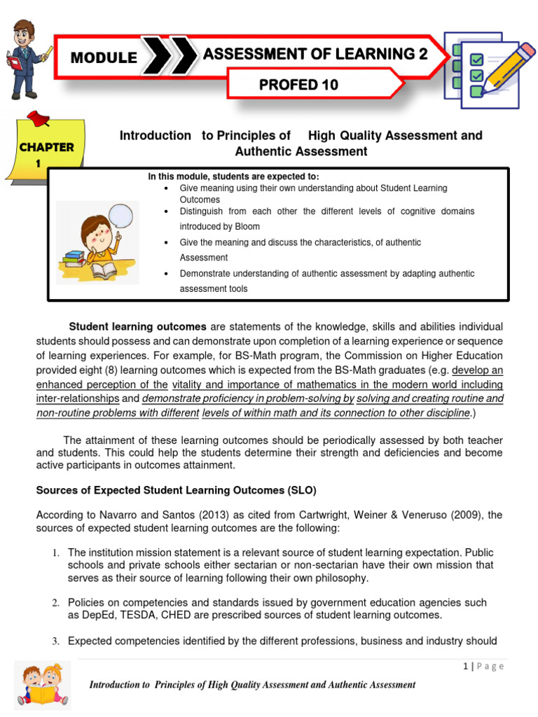 Chapter 1 Profed 10 | Download Free PDF | Educational Assessment | Learning