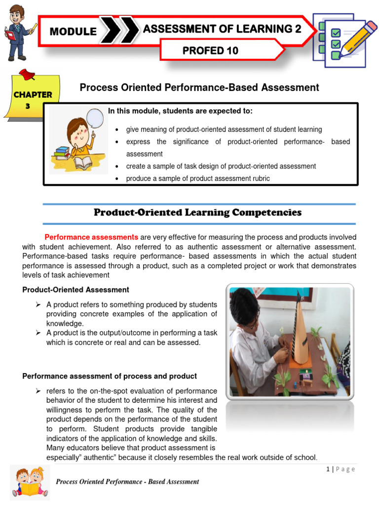Chapter 3 Profed 10 | PDF | Rubric (Academic) | Psychology