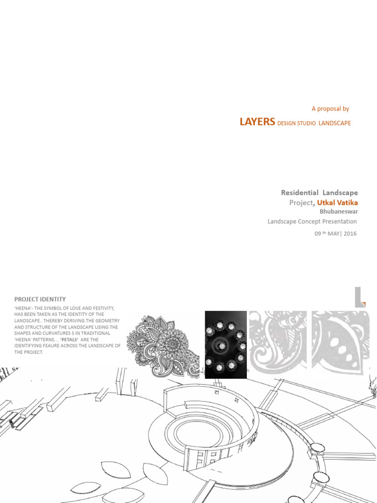 Utkal Vatika Residential Landscape Design | PDF | Landscape | Earth ...
