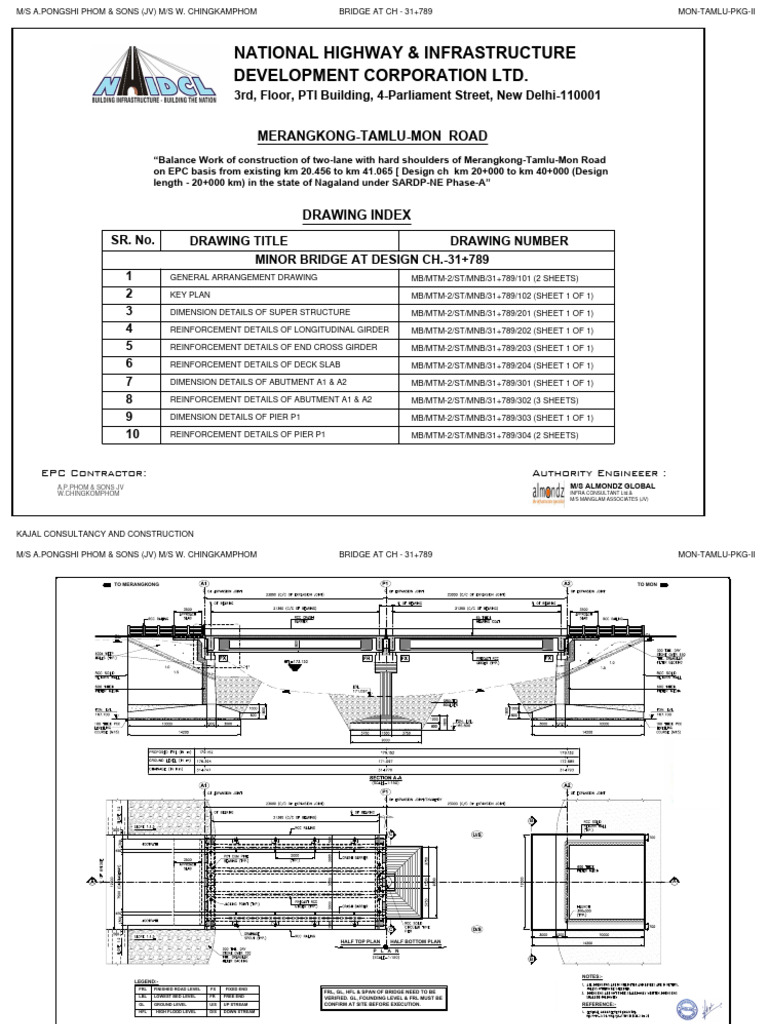Drawing of MNB at CH.-31+789!1!14 | PDF | Civil Engineering ...