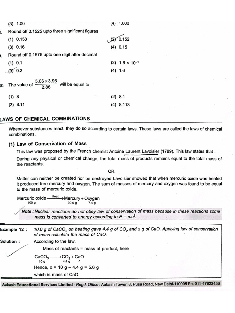 Basic Concepts of Chem Module | PDF