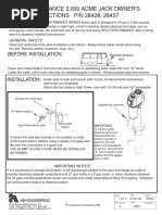 RAFNA R-290 Railgear Manual Guide | PDF | Nut (Hardware) | Screw
