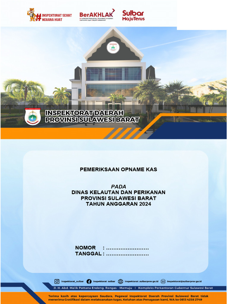 Laporan Opname Kas Dinas Kelautan 2024 | PDF