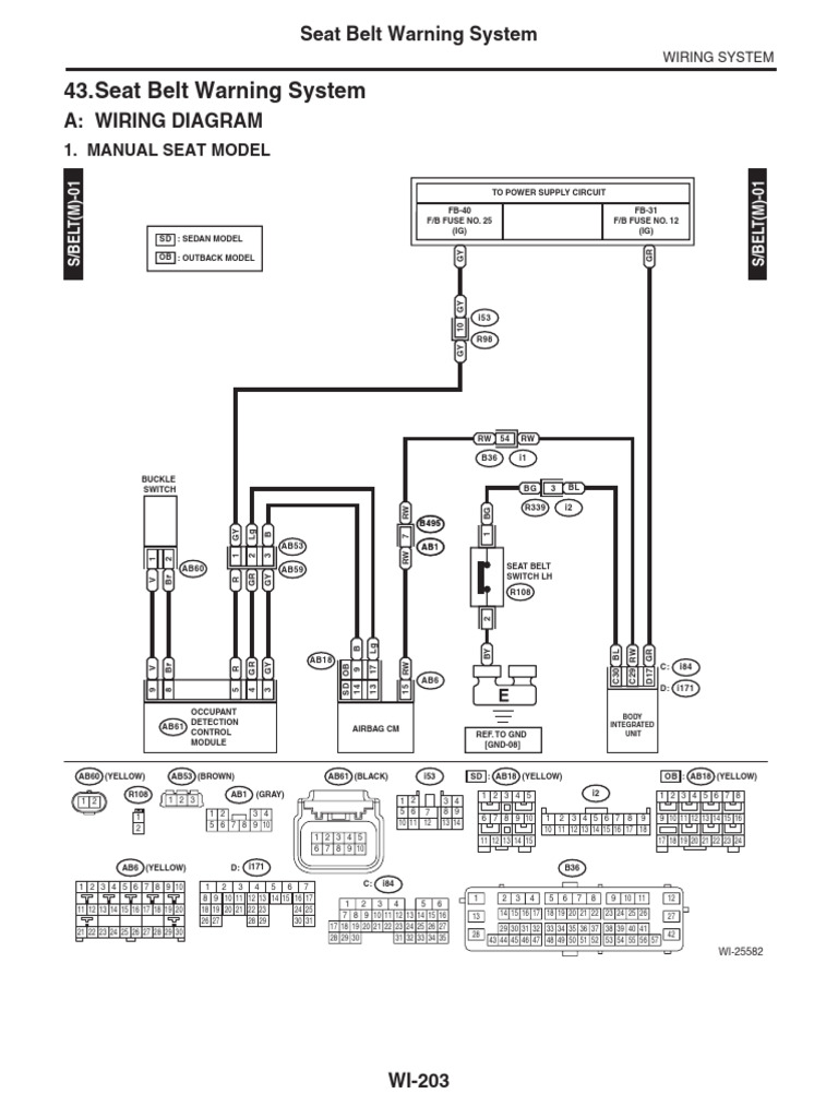 Seat Belt Warning System | PDF | Fuse (Electrical) | Automotive ...