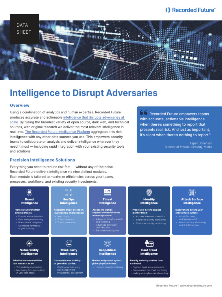 Recorded Future Modules | PDF | Security | Computer Security