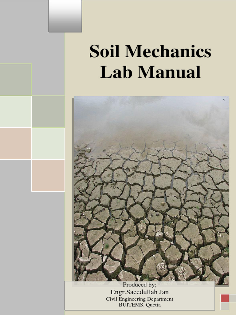 Soil Mechanics Lab Manual - BUITEMS | PDF | Applied And ...