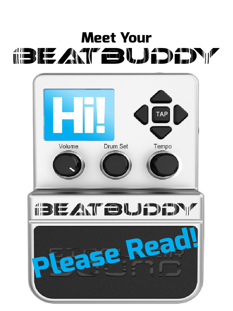 Beatbuddy Quick Start Guide | PDF | Tempo | Audio Engineering