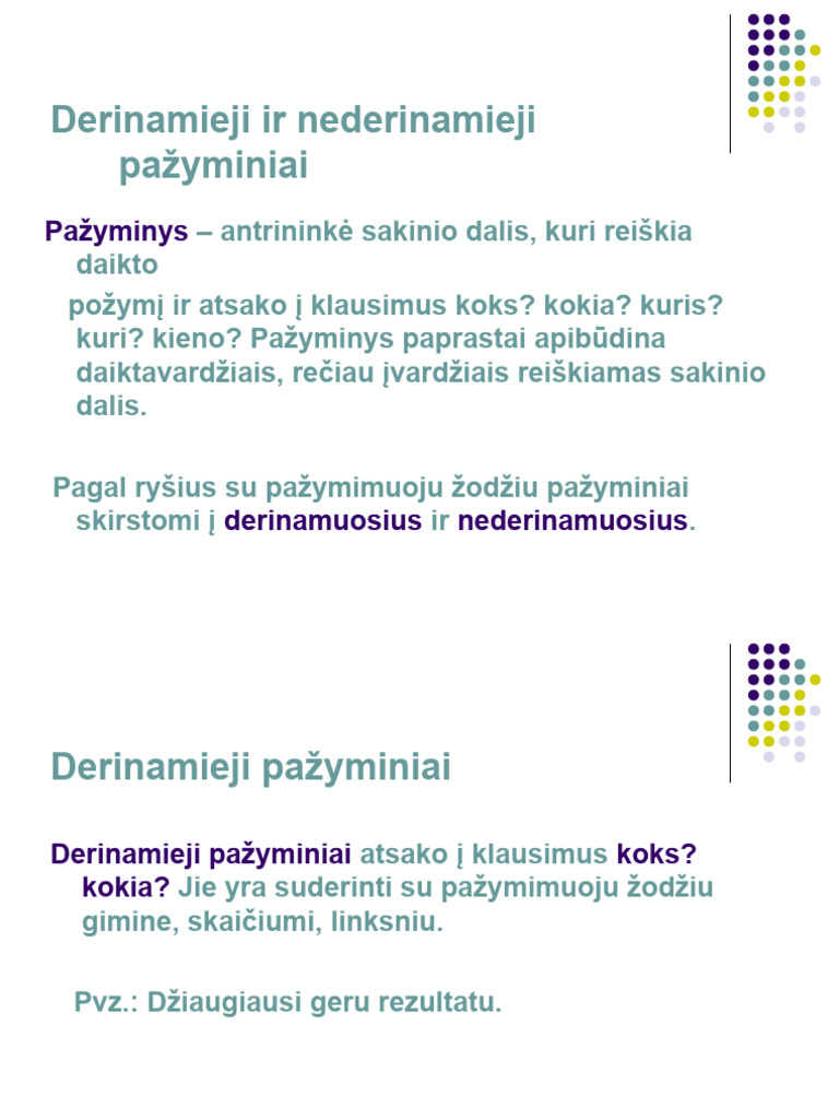 Vientisinio Sakinio Skyryba | PDF
