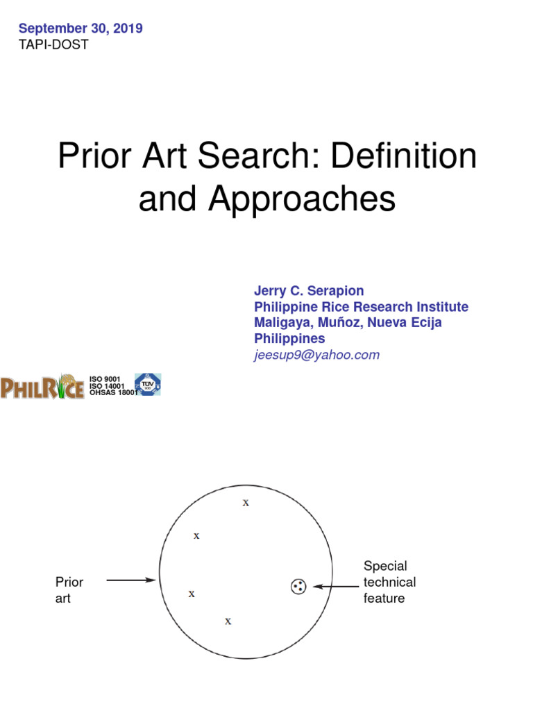 Prior Art Search | Download Free PDF | Prior Art | Glossary Of Patent ...
