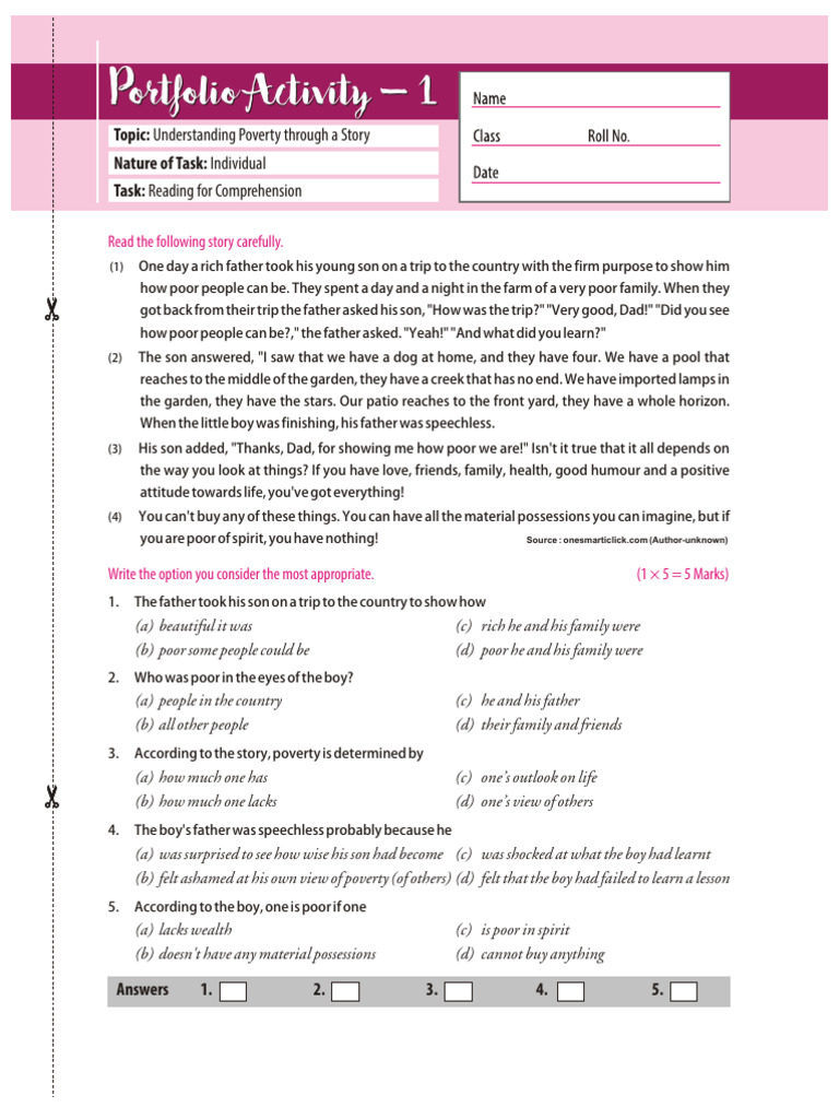 8th Portfolio-Reading | PDF | Reading Comprehension | Cognition