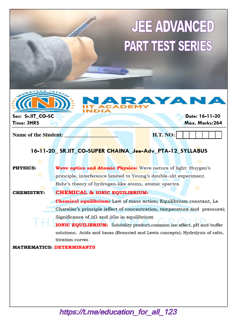 Pta 12 - QP | PDF | Electron | Atoms