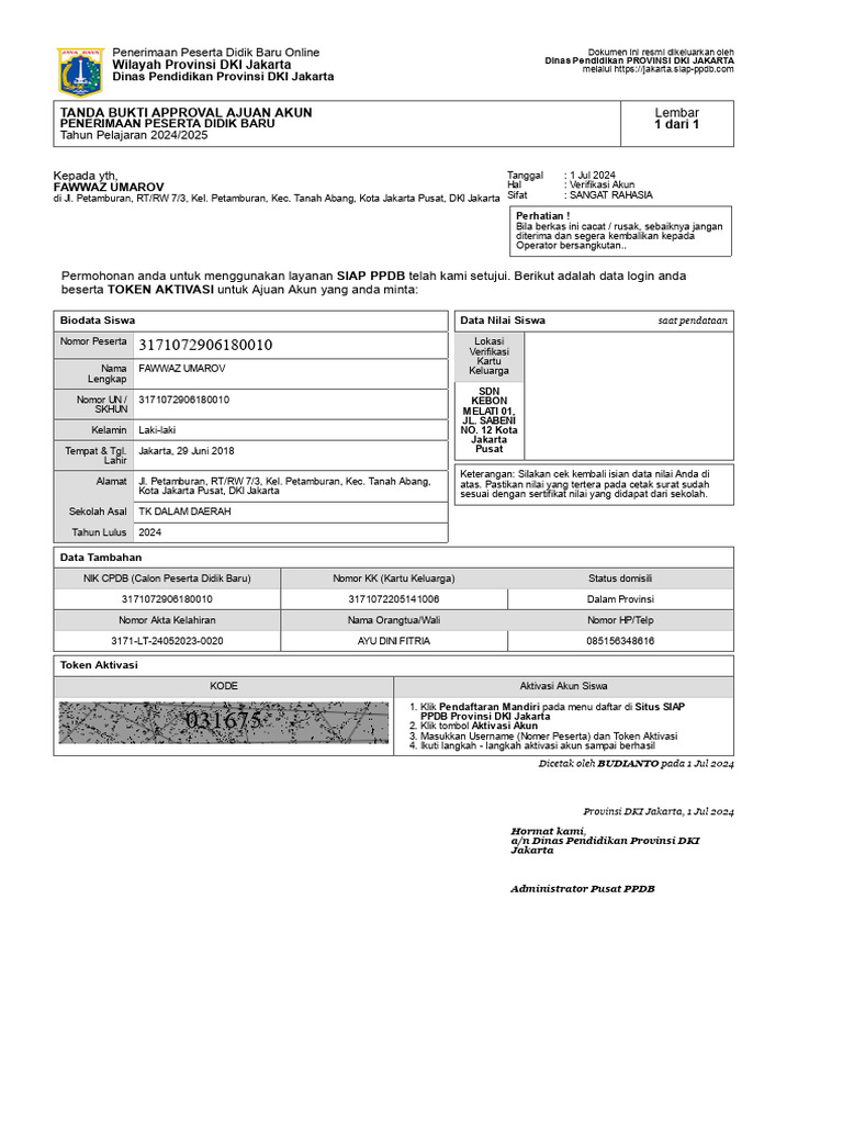Fawwaz Umarov Ajuan Akun | PDF