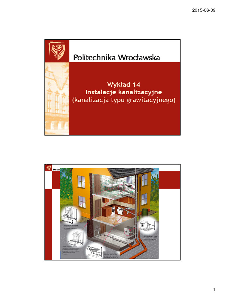 Wyklad 14 - Kanalizacja | PDF
