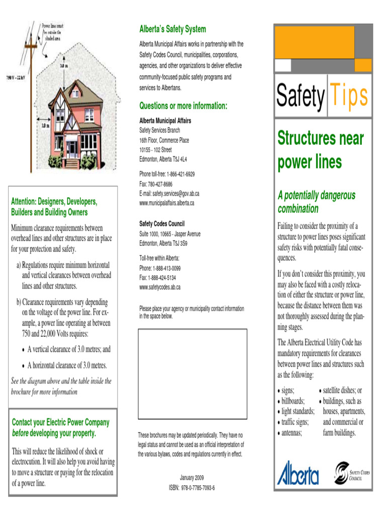 Structures Near Powerlines | PDF | Electrical Conductor | Alberta