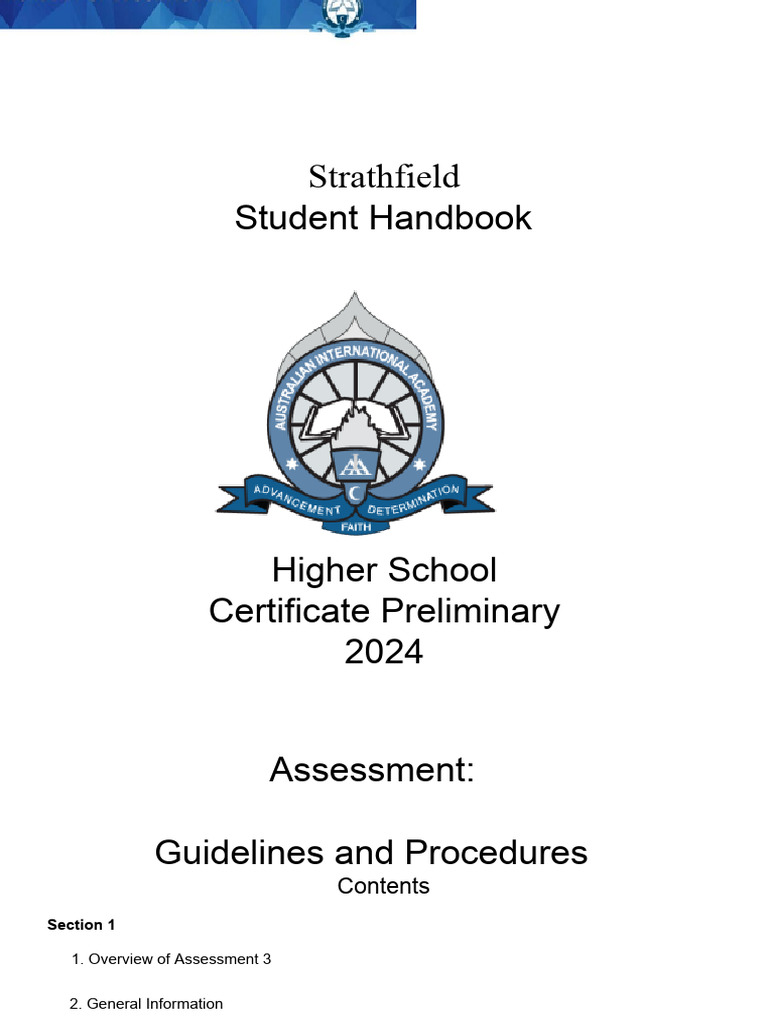 Year11 Preliminary Assessment Book - 2024 | PDF