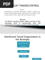 Barangay Tanods | PDF | Police | Information