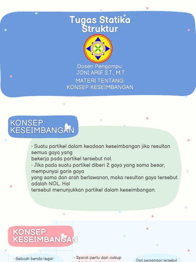 Tugas Presentasi Statika Struktur | PDF