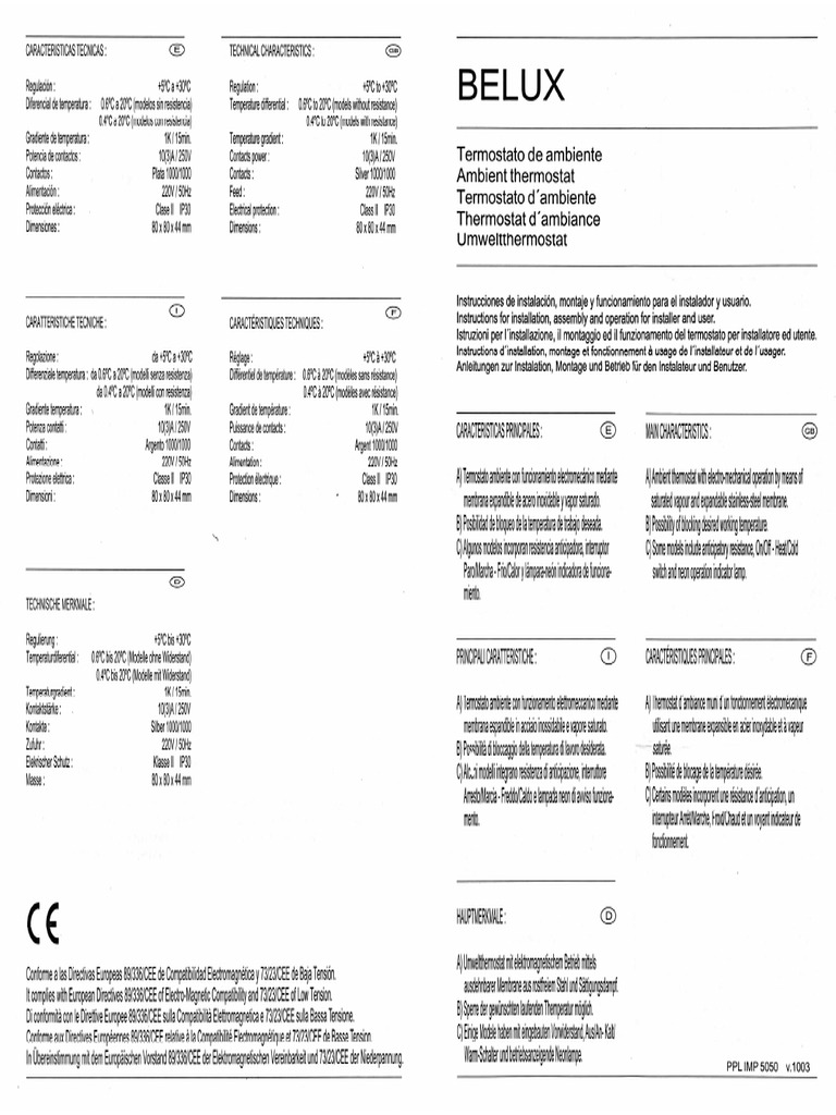 Instructions Manual TH2 | PDF