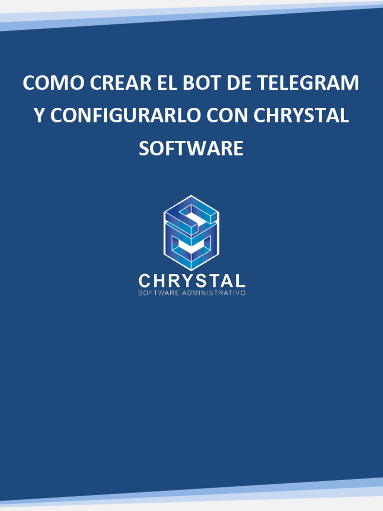 Manual Configuración Telegram - Chrystal | PDF | Software del sistema | Informática