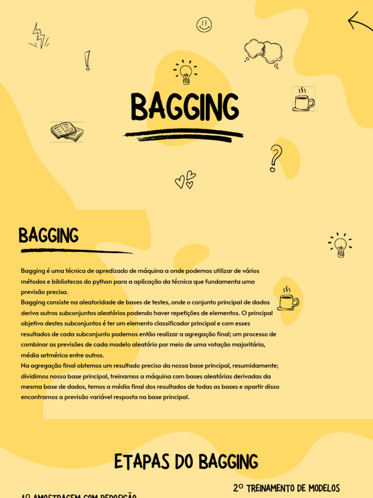 Bagging | PDF | Amostragem (Estatística) | Matemática aplicada