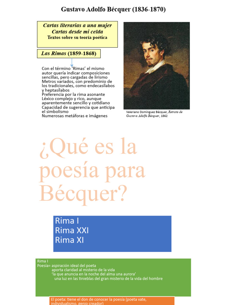 Bécquer | PDF | Poesía