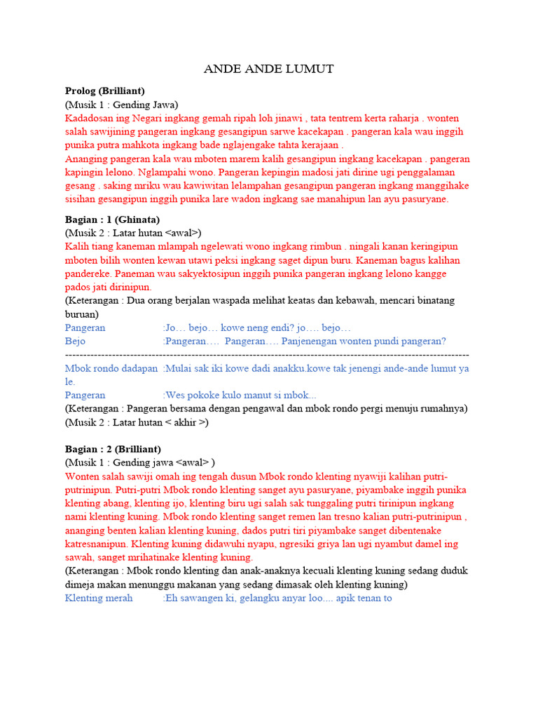 Uprak Bahasa Jawa | PDF