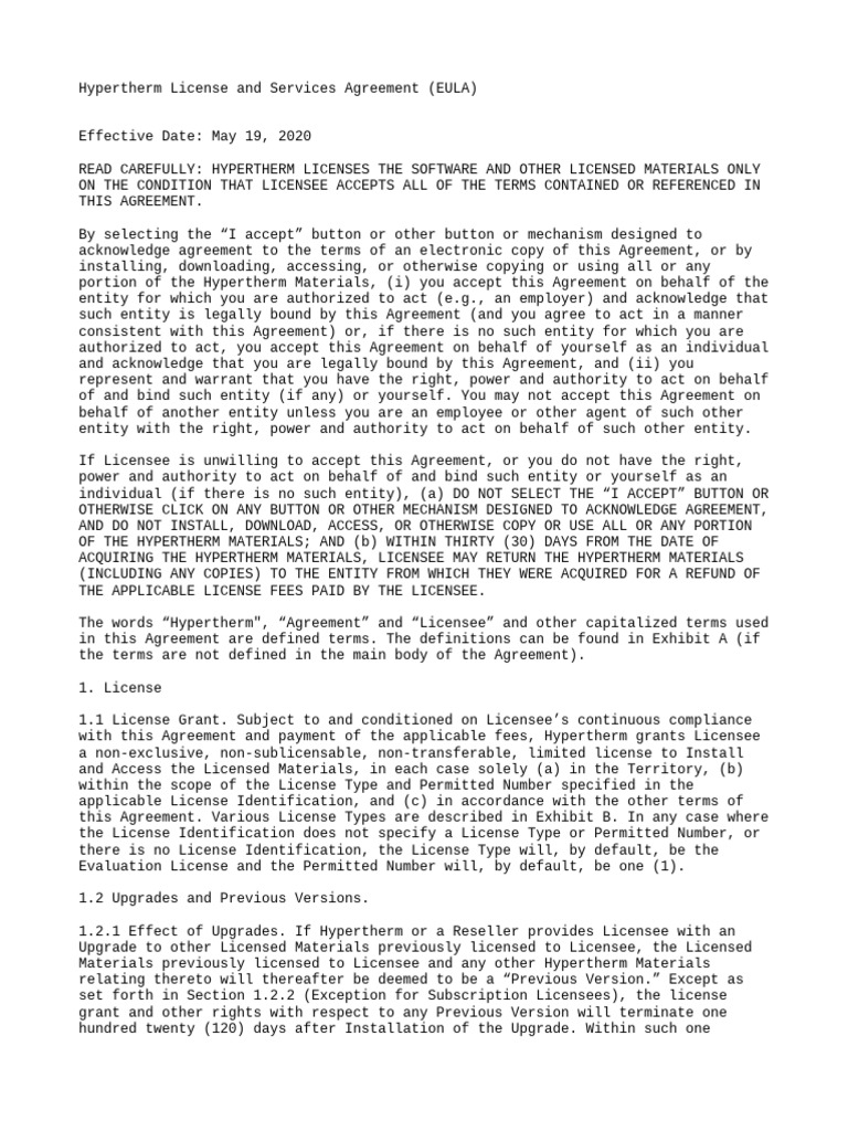 Eula | PDF | License | Proprietary Software