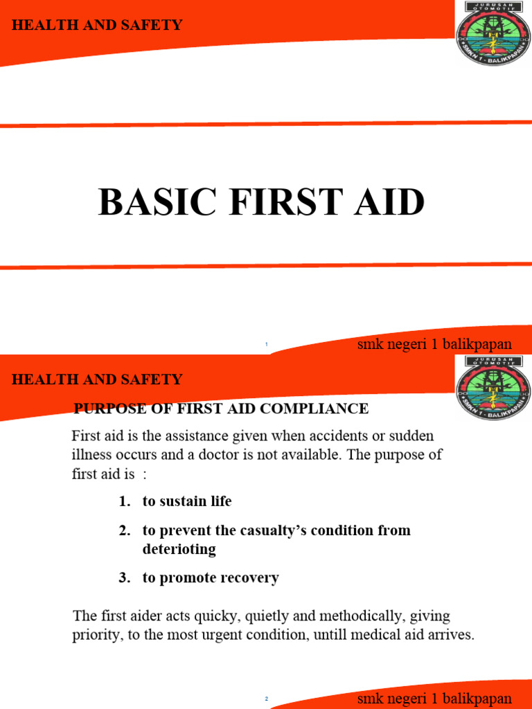 Basic First Aid | PDF | First Aid | Clinical Medicine