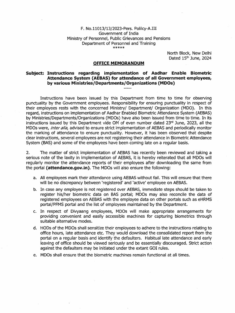 Punctuality Instructions Dated 15.06.2024 | PDF | Android (Operating ... Punctuality Instructions Dated 15.06.2024 | PDF | Android (Operating ...