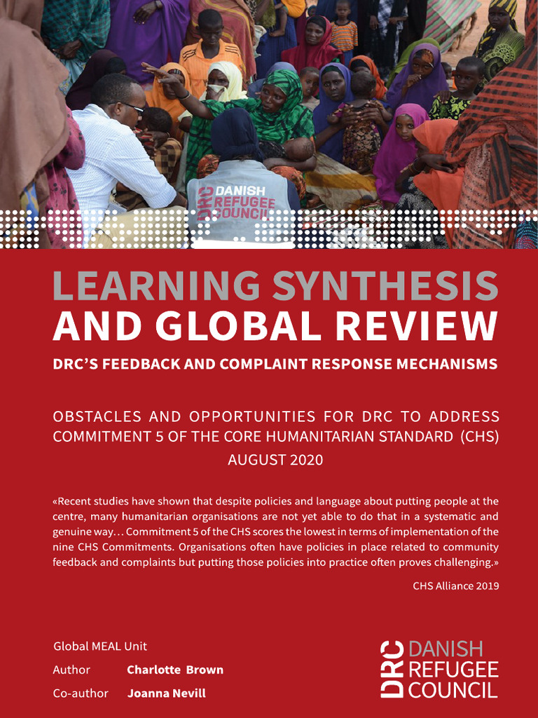 DRC Global FCRM Review 2020 | PDF | Humanitarian Aid