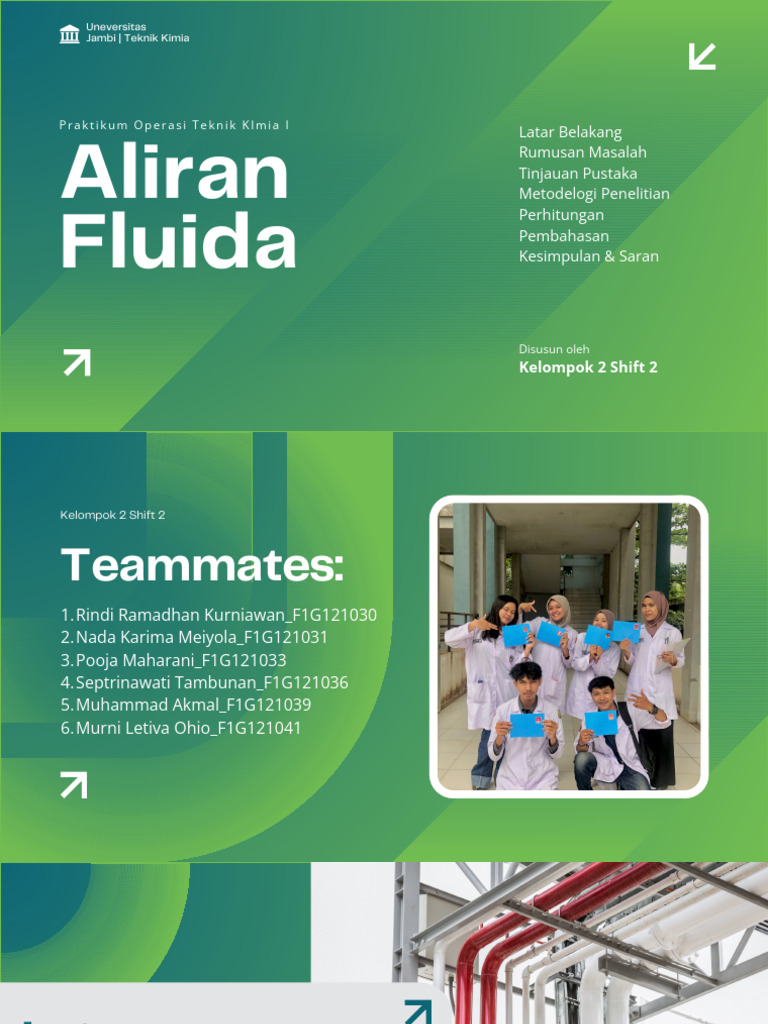 Aliran Fluida Kel 2 Shift 2 | PDF