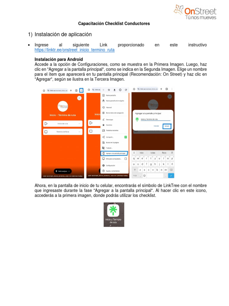 Instructivo LinkTree Conductores | PDF | Ios | Informática