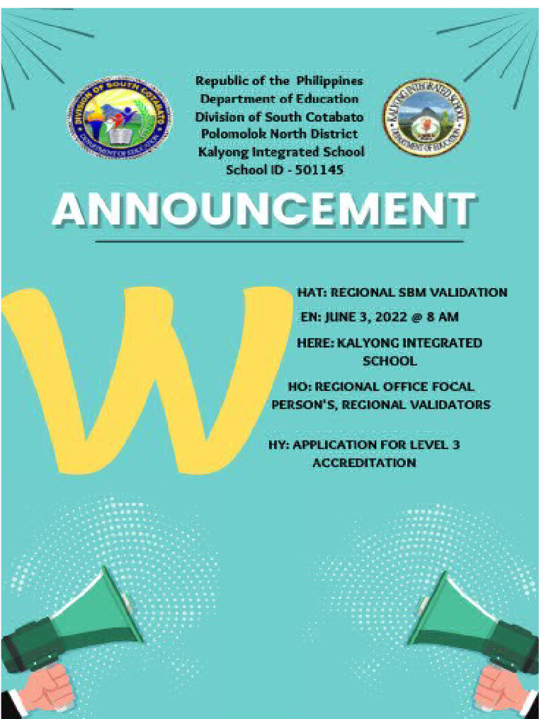 Tarp Papel Announcement | PDF