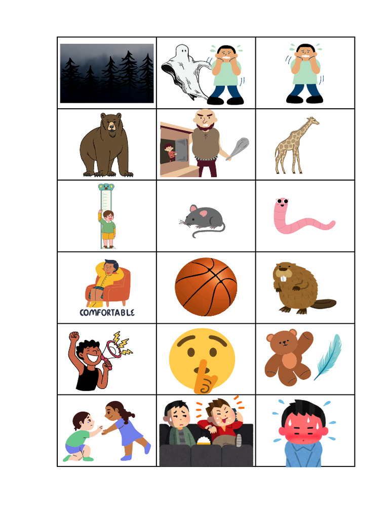 Adjectives Picture Vocabs Cards | PDF
