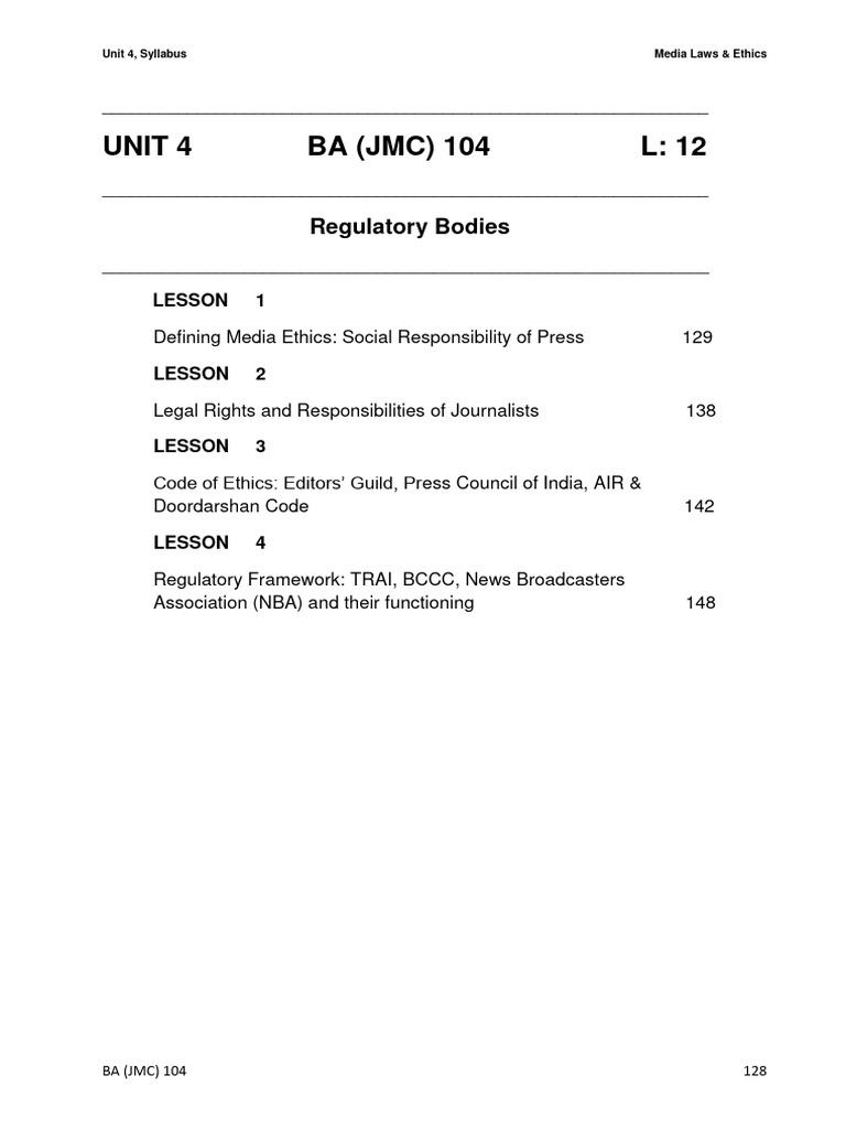 SLM Unit 4 | PDF | Journalism