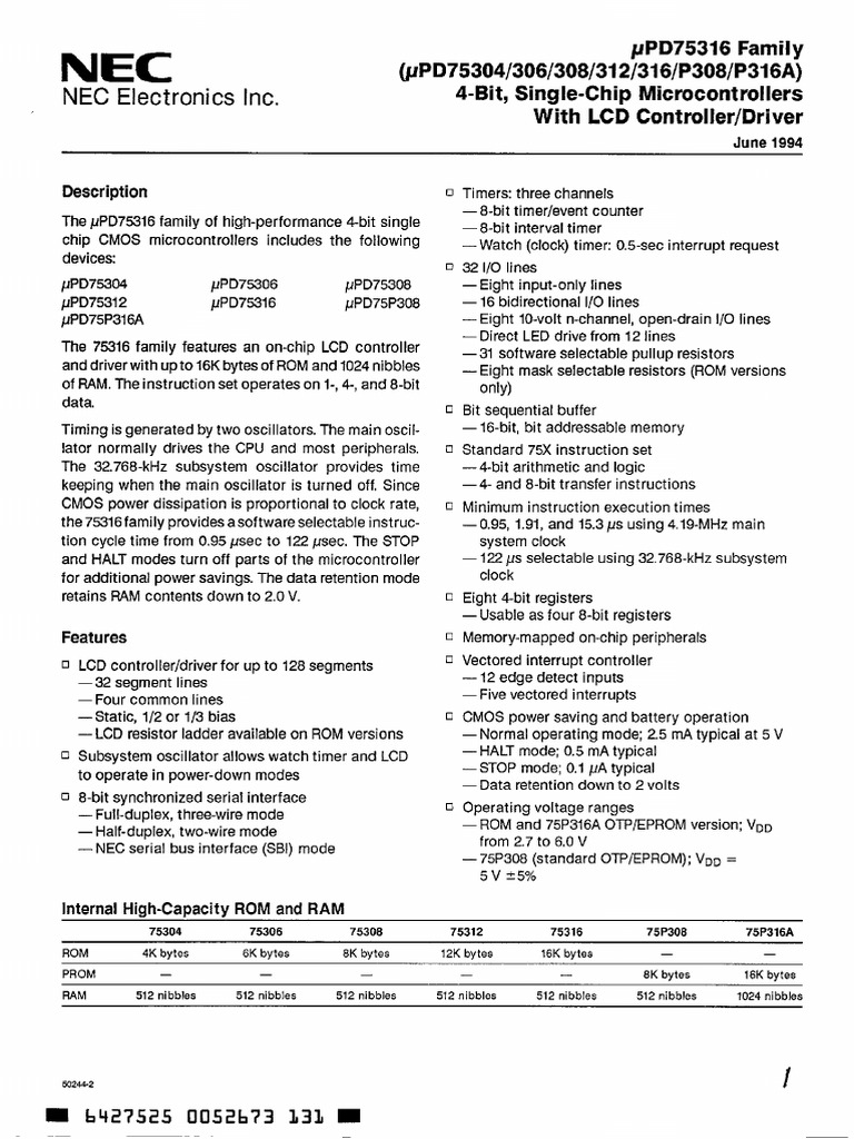 Datasheet 1 | PDF