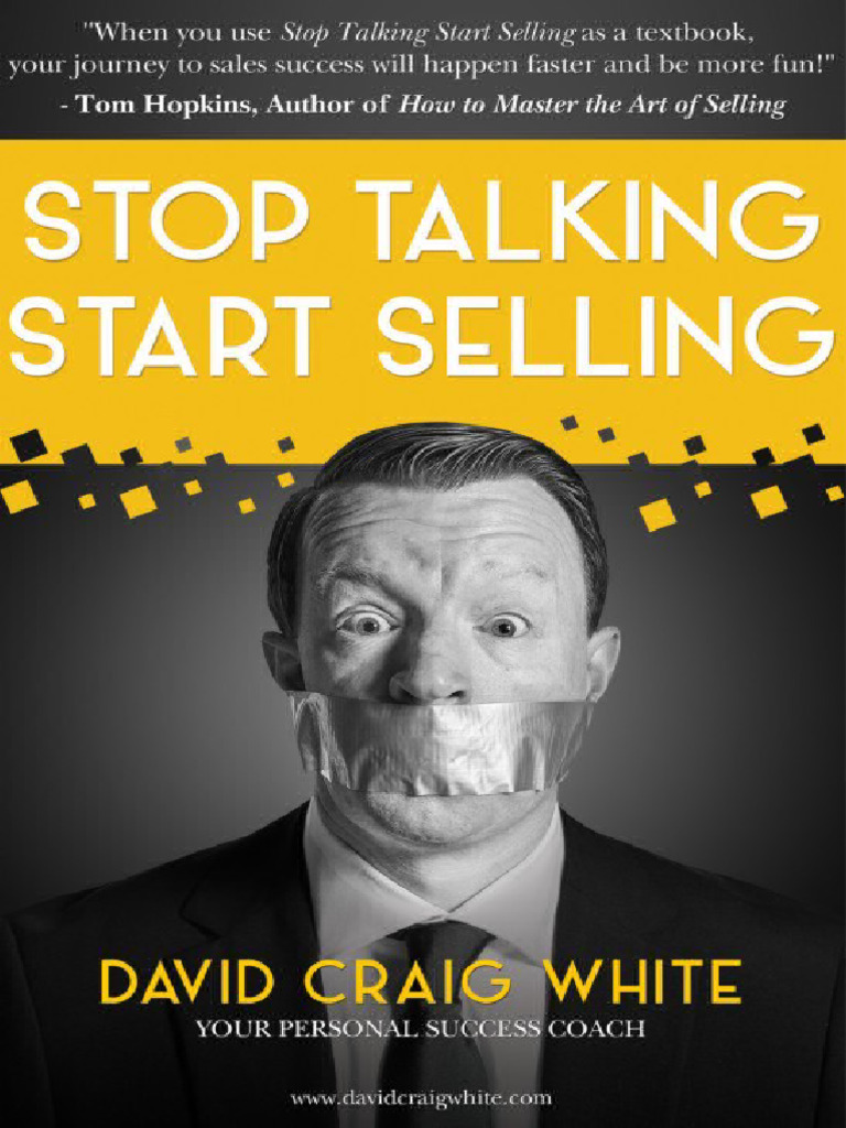 Stop Talking. Start Selling - David Craig White | PDF | Marketing ...