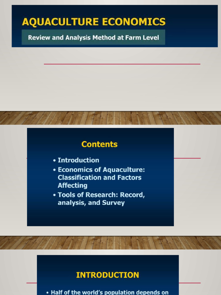 Aquaculture Economics and Marketing Resources | PDF | Career & Growth ...