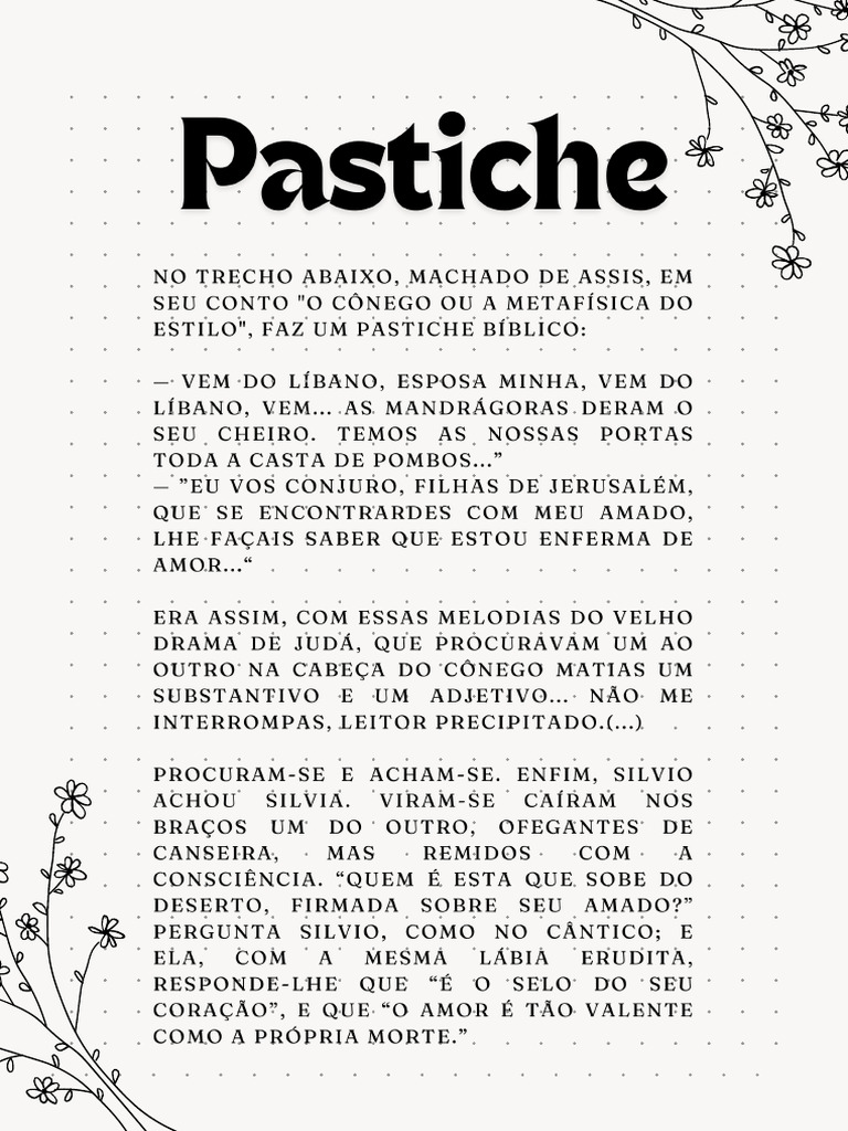 Pastiche | PDF