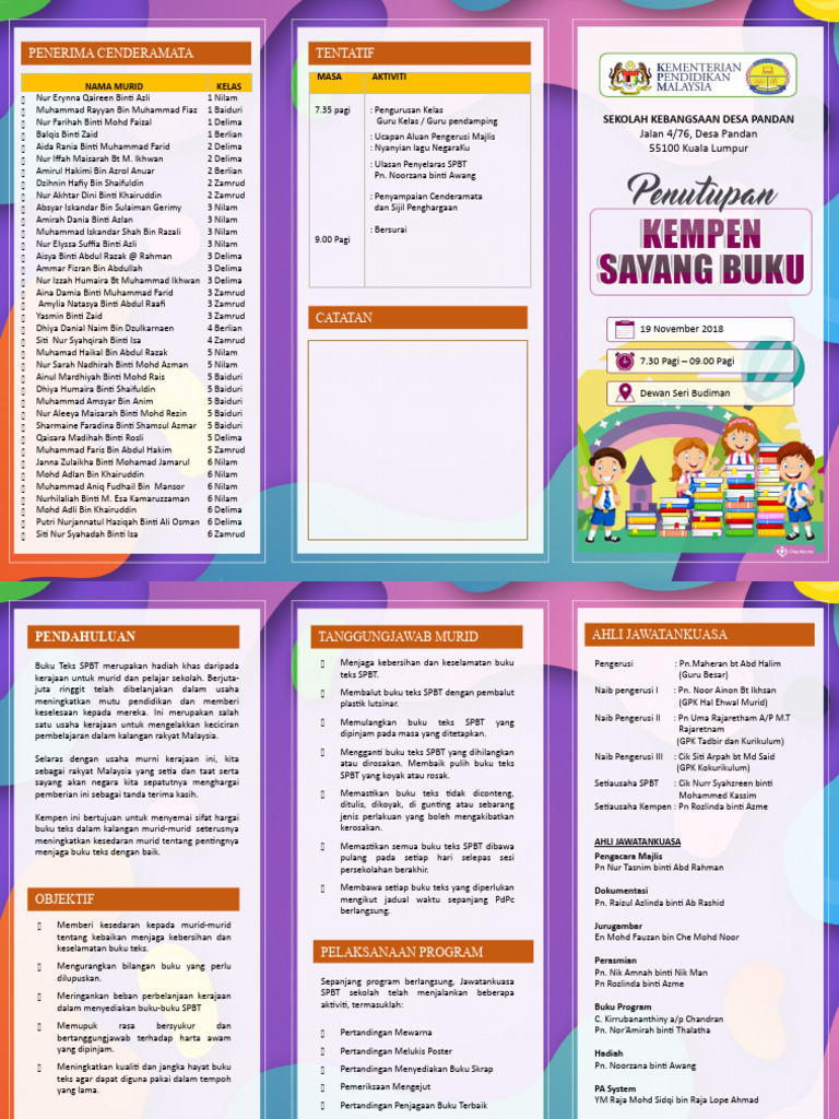Buku Program Sayang Buku | PDF