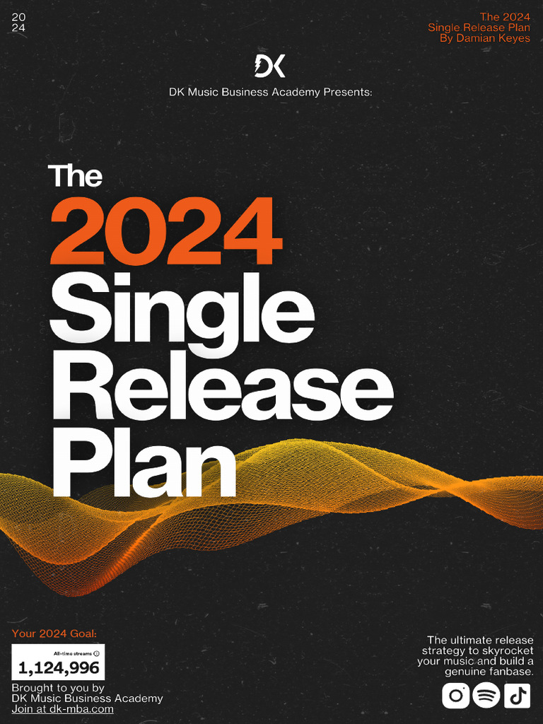 The 2024 Single Release Plan | PDF | Spotify | Advertising