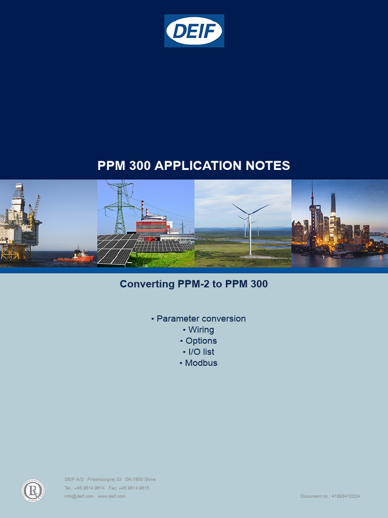 ML 2 Application Notes Converting PPM 2 To PPM 300 4189341202 | PDF ...