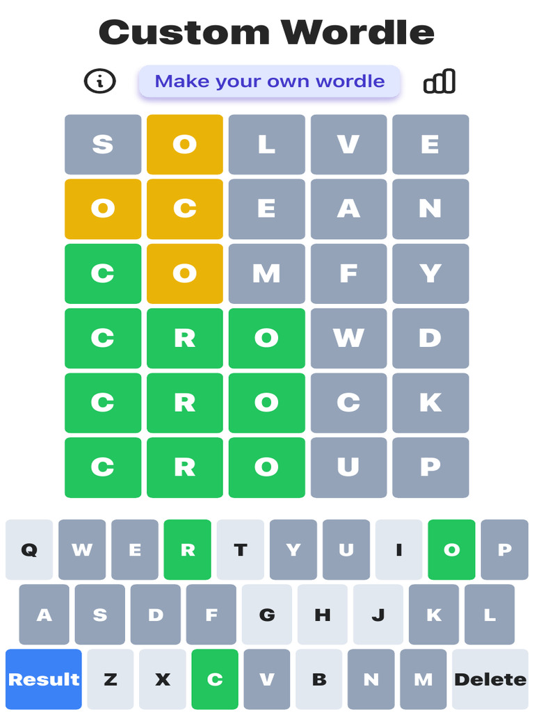 Make Your Own Wordle | PDF