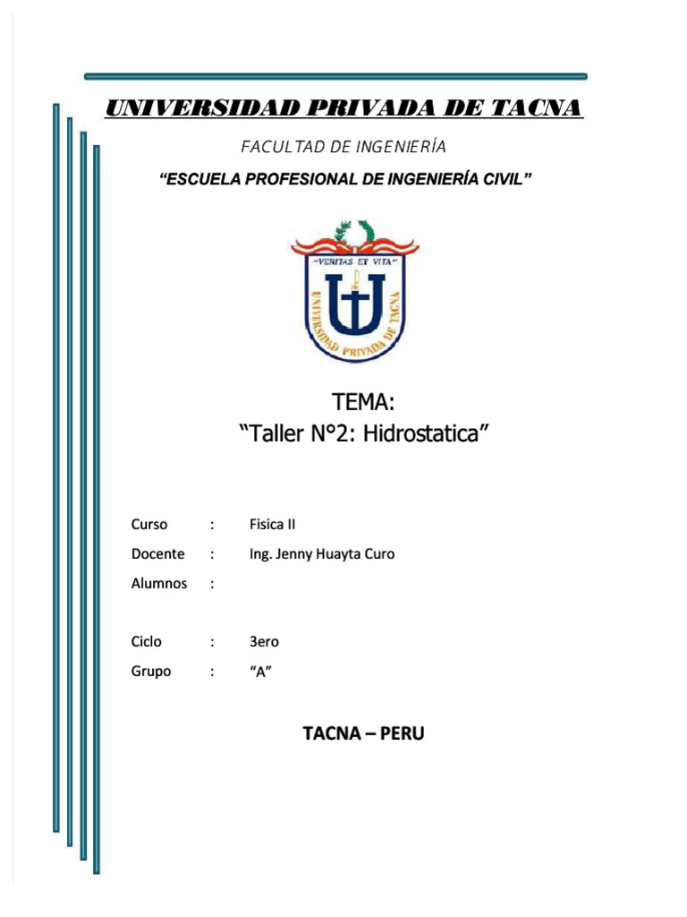 PDF Taller 02 U3 Gases Compress | PDF | Presión | Buceo bajo el agua