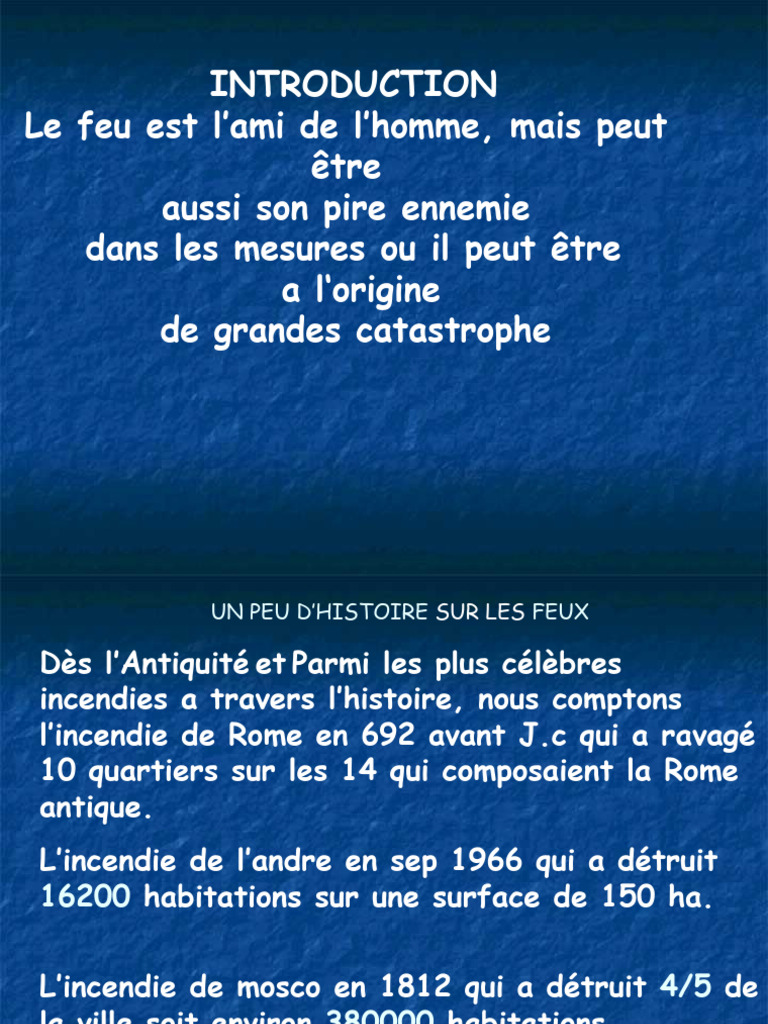 Notions Sur Les Feux | PDF | Fumée | Feu de forêt