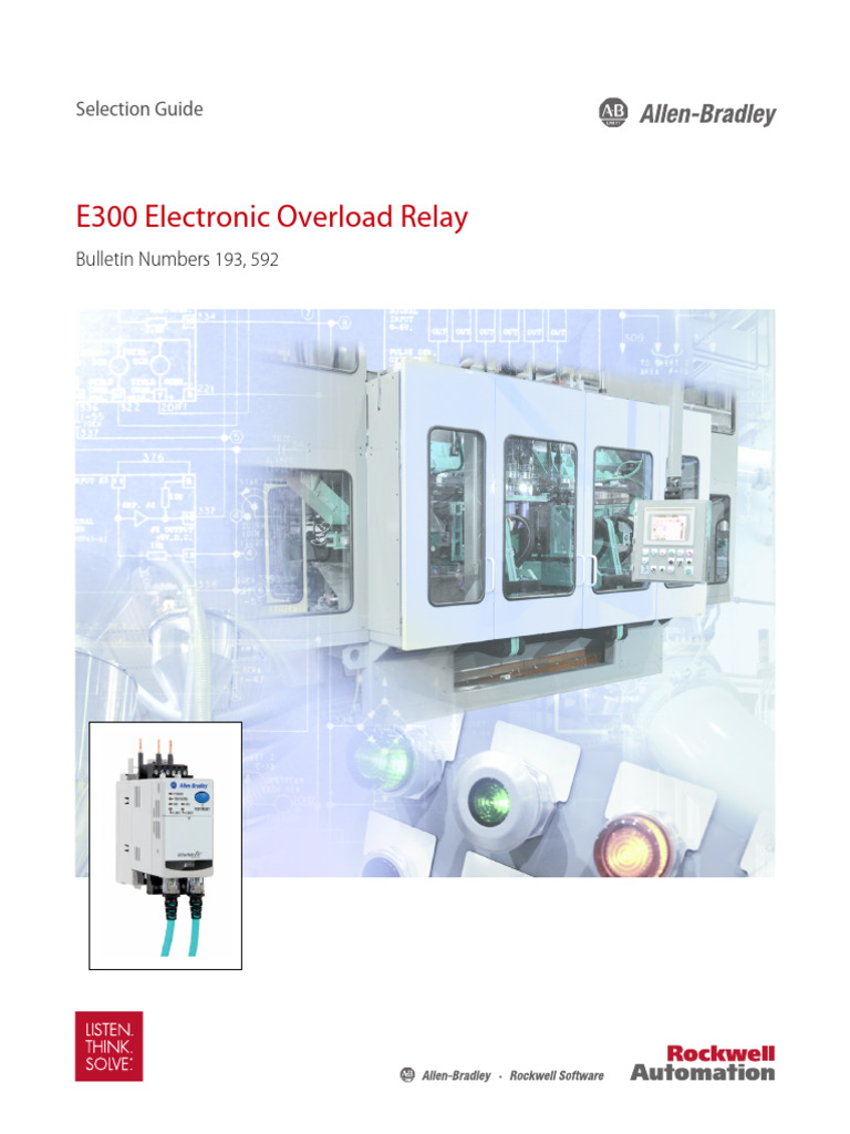 File E300 Electronic Overload Relays 193-SG010 EN 1 | PDF | Mains ...