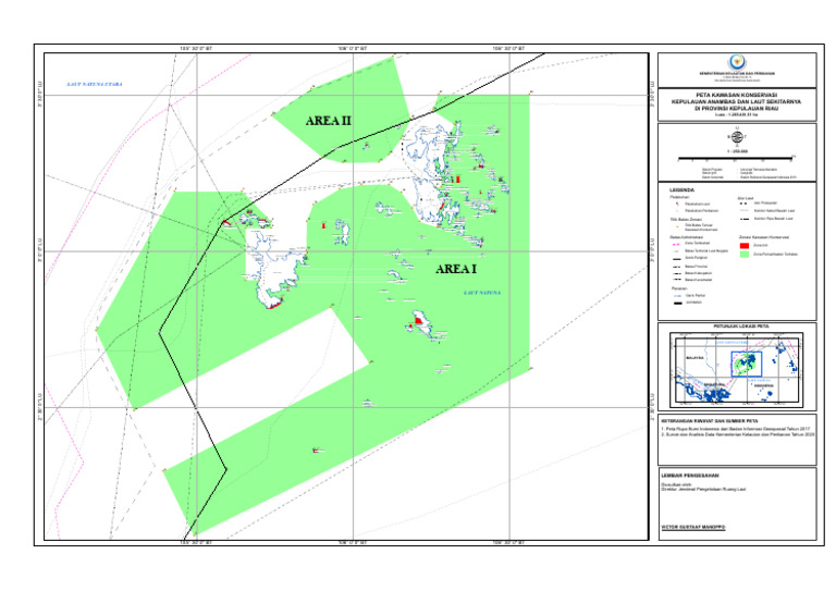 Peta KK Anambas (RZ 2022) | PDF
